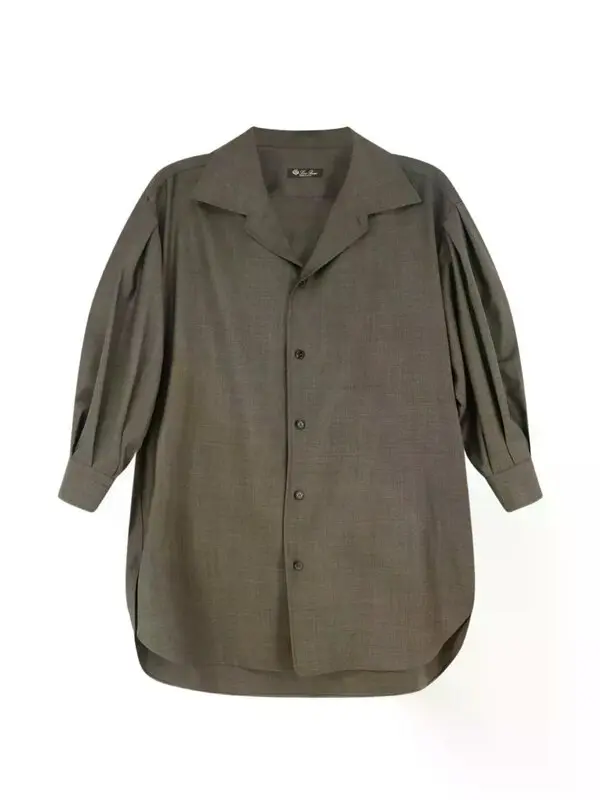 Loro Piana Elyze Bowling Collar Shirt