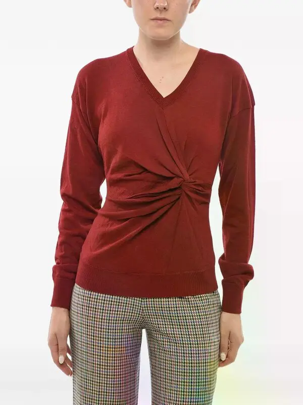 Stella McCartney Draped V-neck Sweater