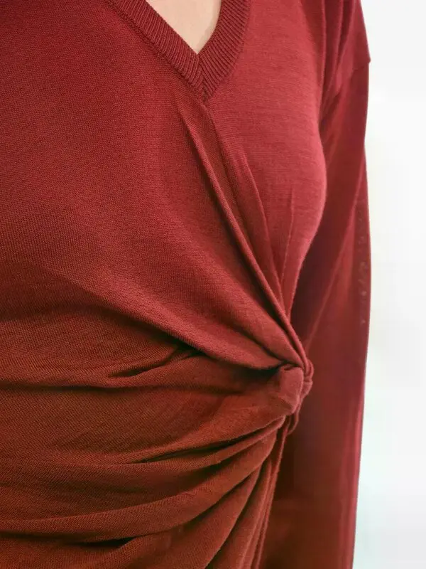 Stella McCartney Draped V-neck Sweater
