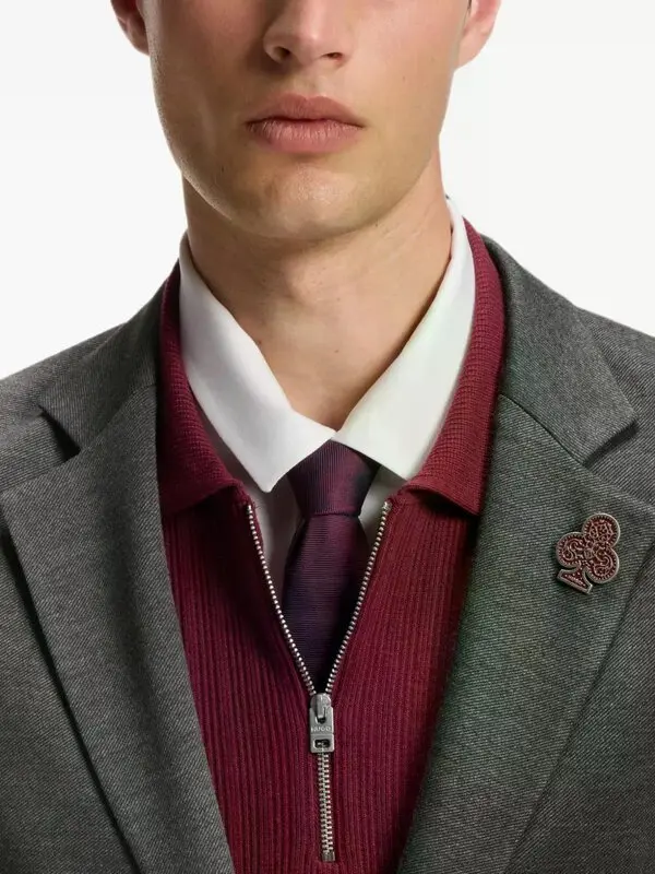 Hugo Extra-slim-fit Suit Jacket In Melange Stretch Twill