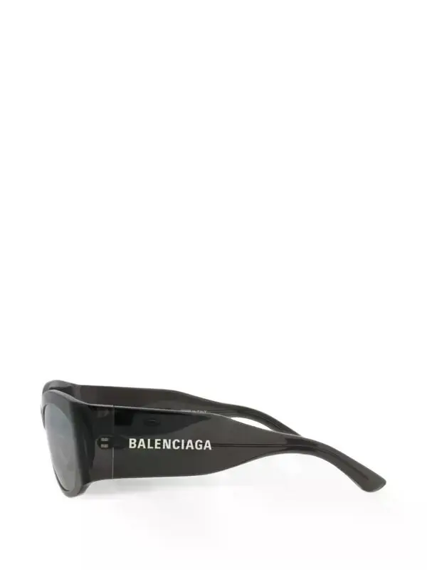 Balenciaga Logo-print Oversize Sunglasses