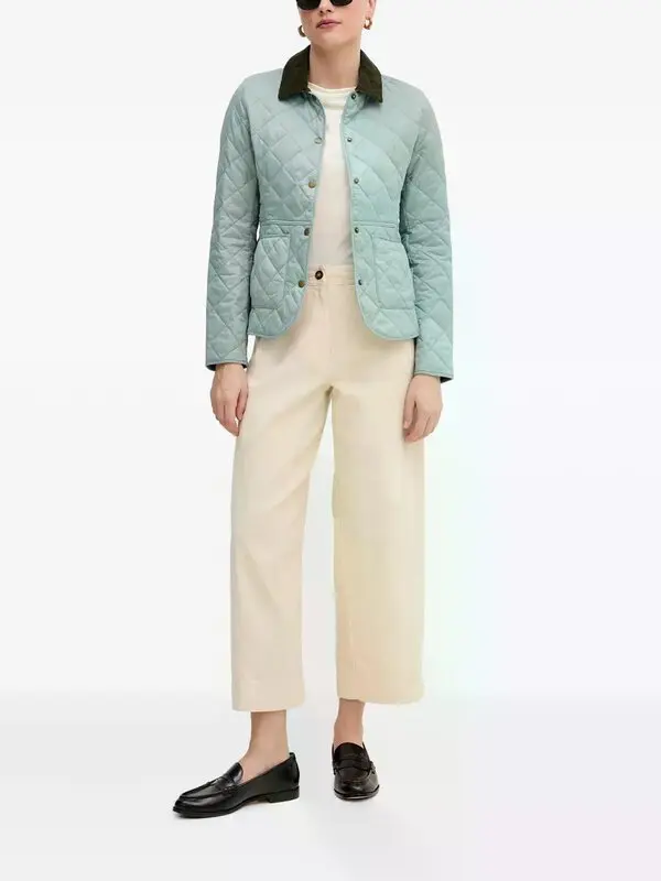 MOS MOSH Gathered Sleeve Boat-neck T-shirt