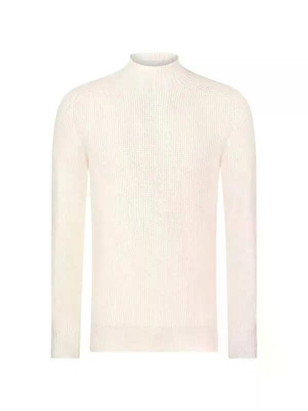 GRAN SASSO Ribbed-knit High-neck Sweater