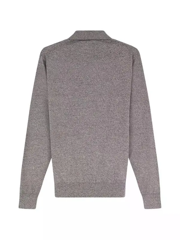 Loro Piana Classic-collar Mélange Polo Shirt