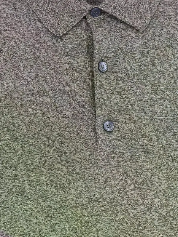 Loro Piana Classic-collar Mélange Polo Shirt