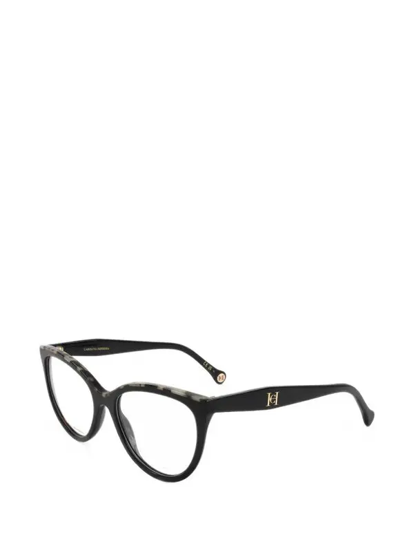 Carolina Herrera Tortoiseshell-effect Cat-eye Glasses