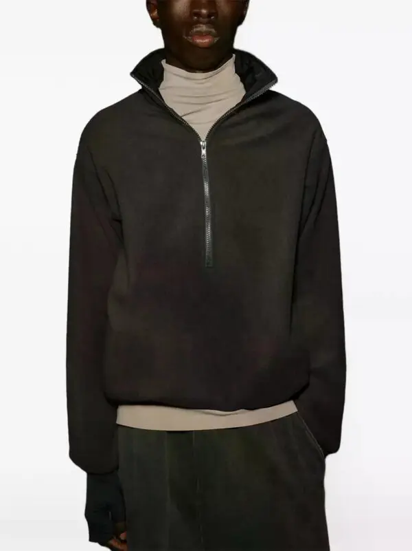 ENTIRE STUDIOS Half-zip Fleece Sweater