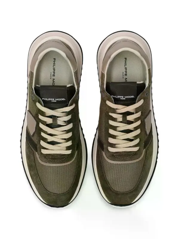 Philippe Model Logo-patch Panelled Sneakers