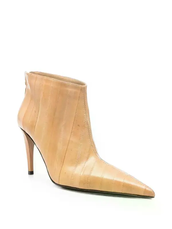 GIUSEPPE ZANOTTI Desire Pointed-toe Panelled Ankle Boots