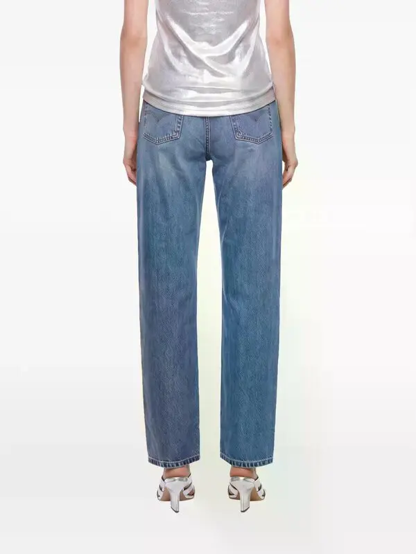 LEVI'S Distressed Straight-leg Jeans