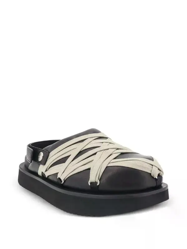 Rick Owens Megalace Platform Mules