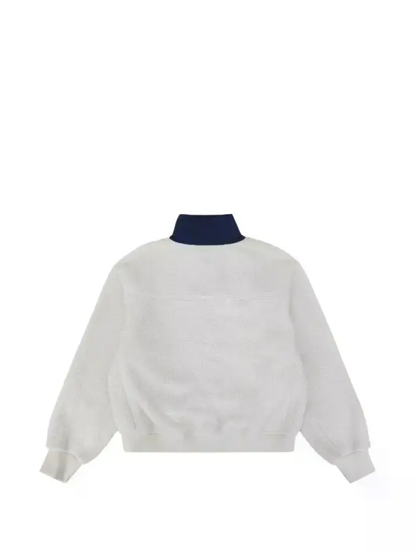 ENTIRE STUDIOS Fleece-texture Quarter-zip Sweater