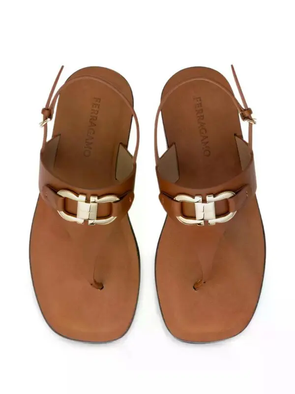 FERRAGAMO Gancini Buckle Sandals