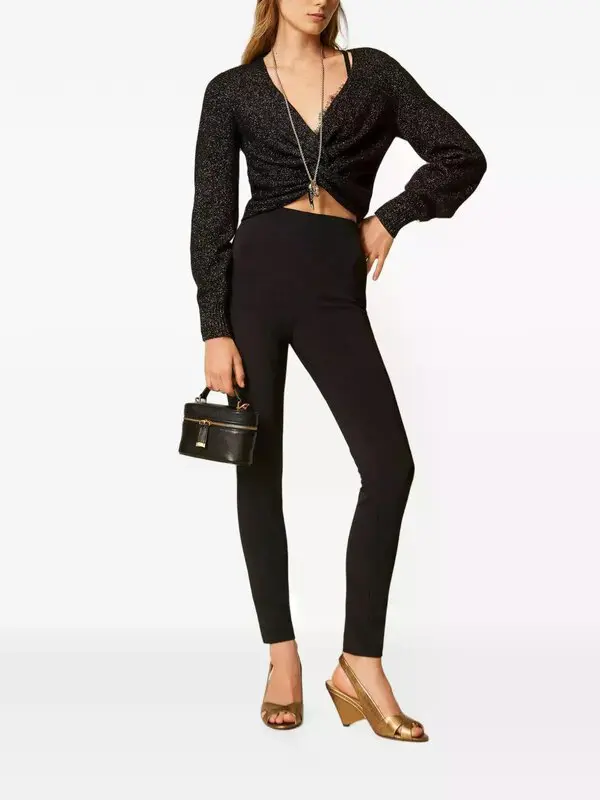 TWINSET Dual-use Wool Blend Jumper With Lurex