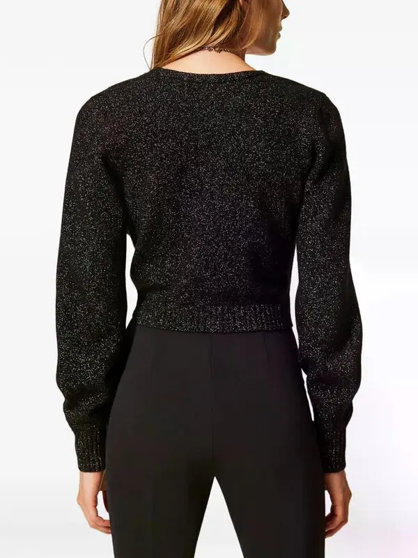 TWINSET Dual-use Wool Blend Jumper With Lurex