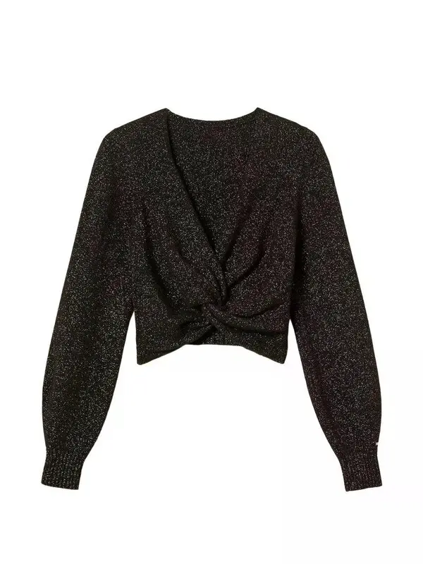 TWINSET Dual-use Wool Blend Jumper With Lurex
