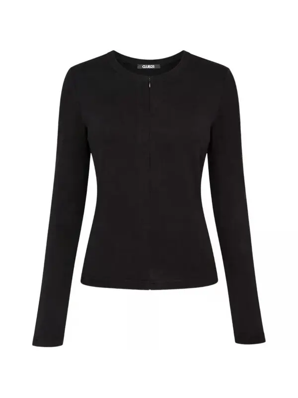 CLUB21 COLLECTION Zip-up Jersey Cardigan