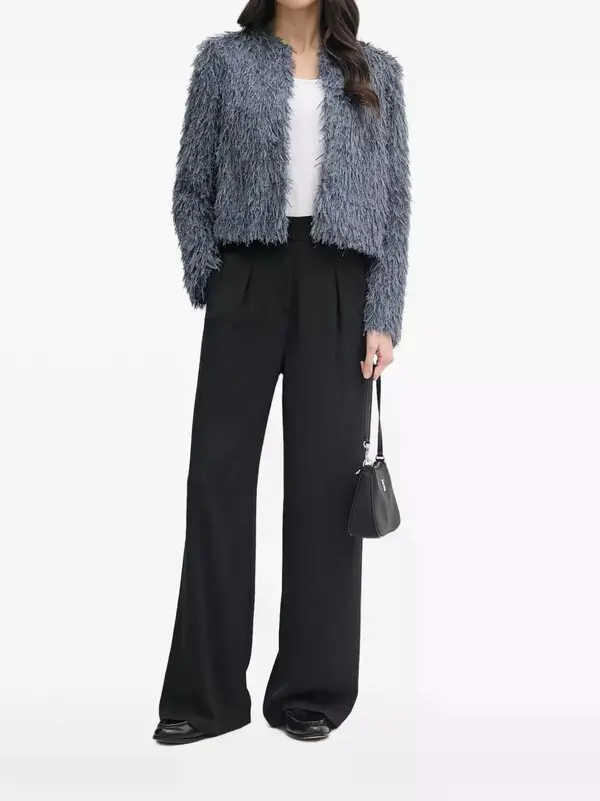OUI Feather-effect Knitted Jacket