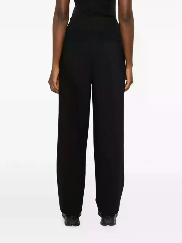 MACRON Logo Plaque Pleated Trousers