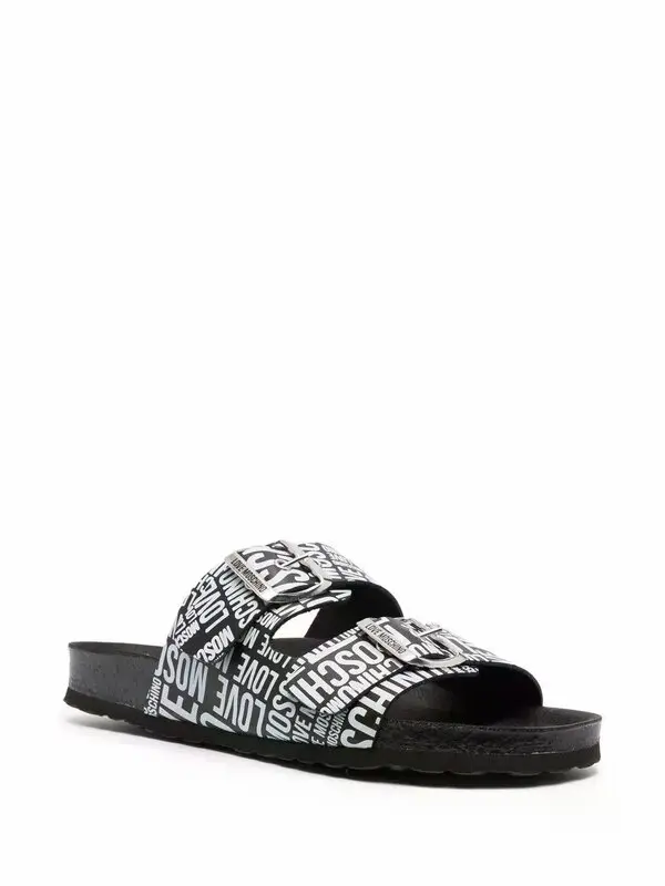 Moschino All-over Logo-print Sandals