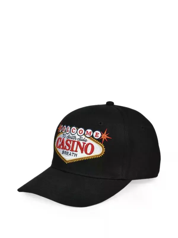 BREATH Embroidered Casino Cap - Black