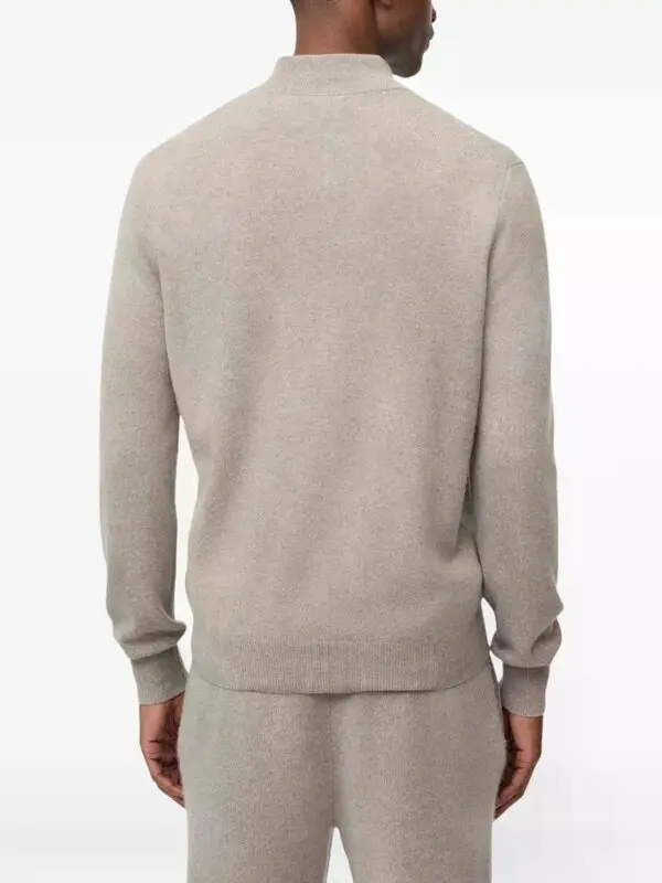 Soft Goat Quarter-zip Cashmere Sweater
