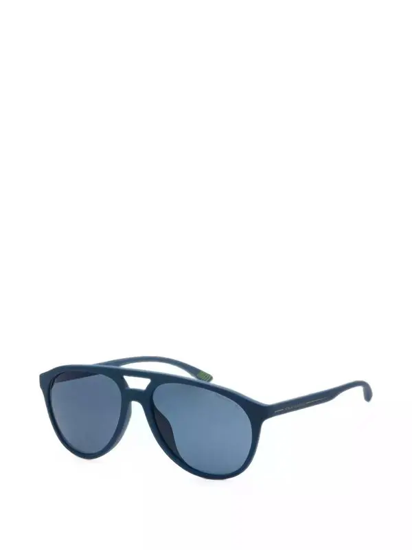 Armani Exchange Matte-finish Pilot-frame Sunglasses