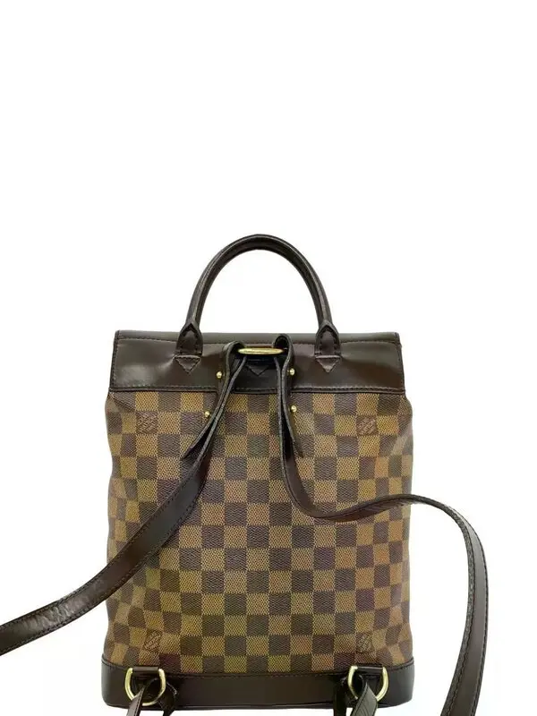 LOUIS VUITTON Damier Ebene Soho Backpack