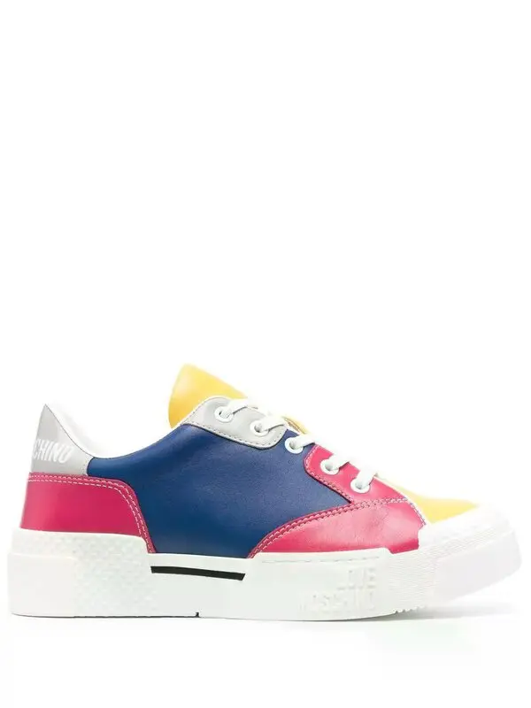 Moschino Colour-block Panel Sneakers