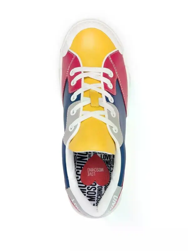 Moschino Colour-block Panel Sneakers