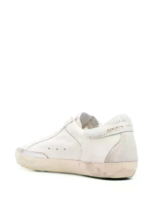 GOLDEN GOOSE Superstar Distressed Leather Sneakers