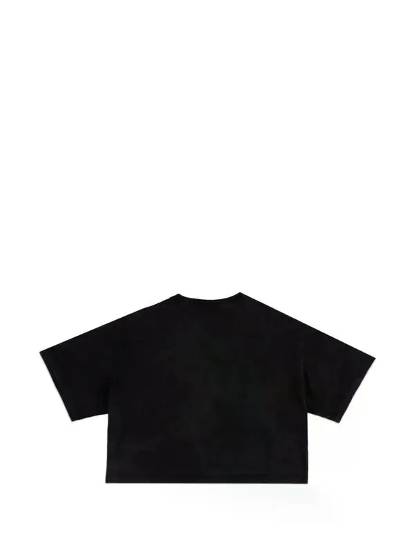 Nike Basketball Graphic-print Cropped T-shirt