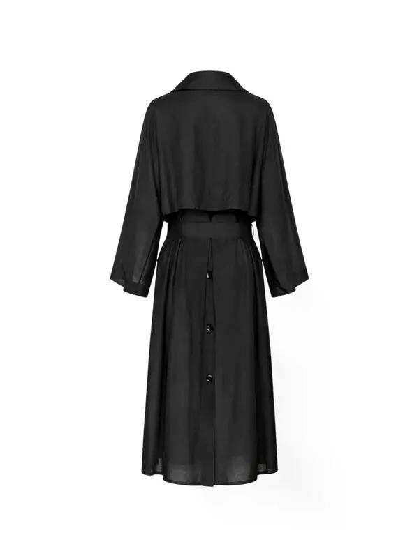 CLUB21 COLLECTION Margaux Silk-blend Coat