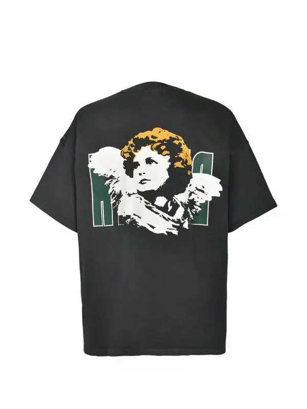 BREATH Angel-print Box-fit T-shirt