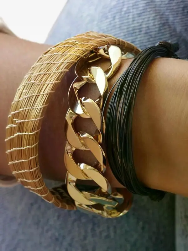 Verdura 18k Yellow Curb-link Open-cuff Bracelet