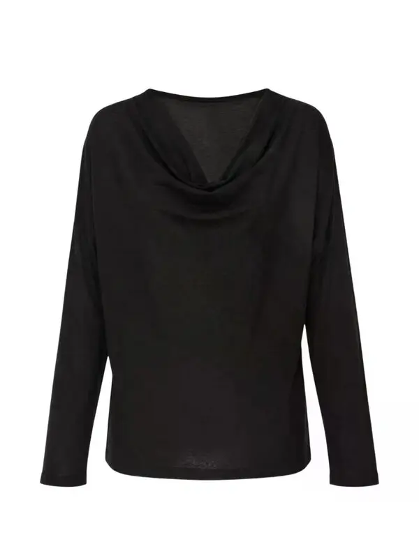 CLUB21 COLLECTION Cowl Neck Long Sleeve Blouse