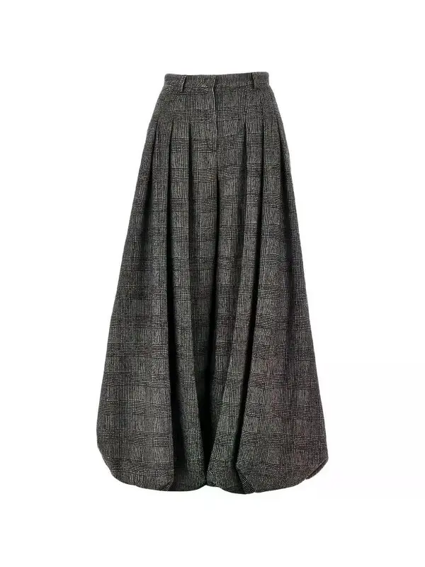 Emporio Armani Check Pleated Trousers