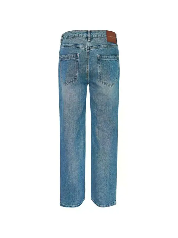 WOOYOUNGMI Faded-effect Straight-leg Jeans