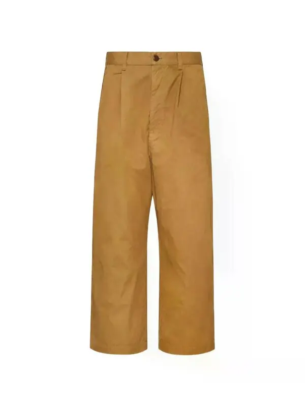 Junya Watanabe Pleated Garment-dyed Trousers