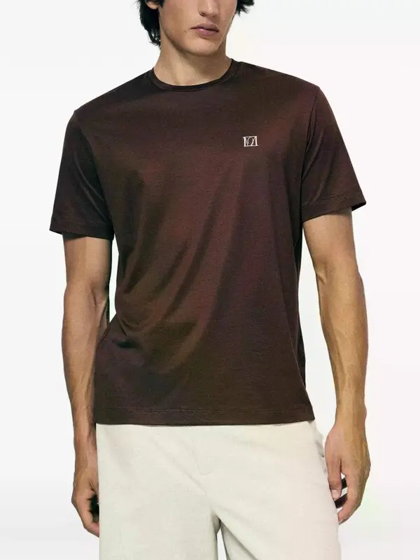 DOMAINE DES ARTISTES Logo-embroidered T-shirt