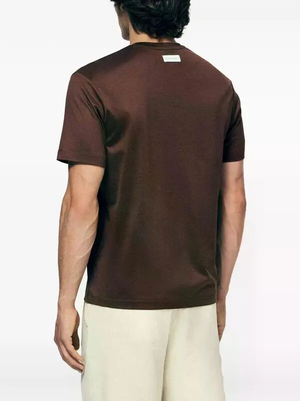 DOMAINE DES ARTISTES Logo-embroidered T-shirt