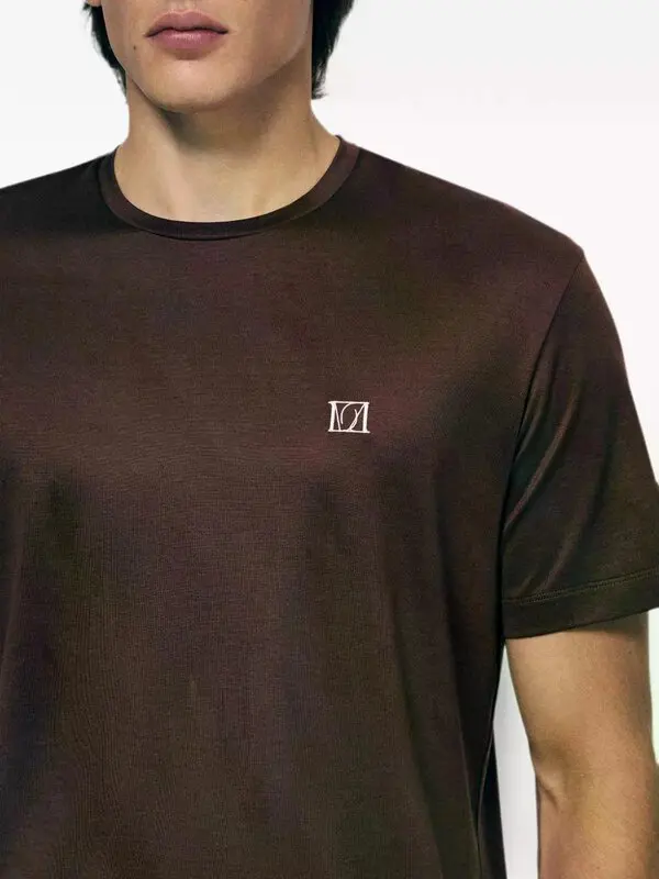 DOMAINE DES ARTISTES Logo-embroidered T-shirt