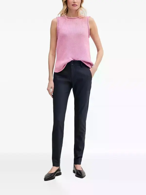 MOS MOSH Mmblake Night Button-detail Slim-fit Trousers
