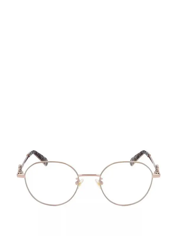 Kate Spade New York Trinity Flower-detail Round Frame Eyeglasses - Pink
