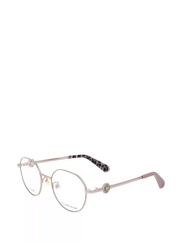 Kate Spade New York Trinity Flower-detail Round Frame Eyeglasses