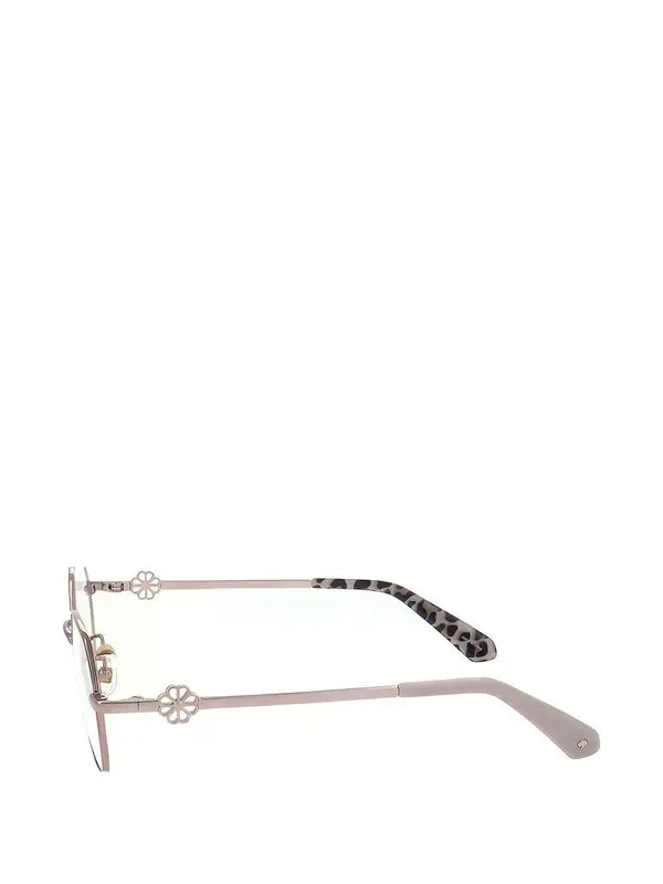 Kate Spade New York Trinity Flower-detail Round Frame Eyeglasses