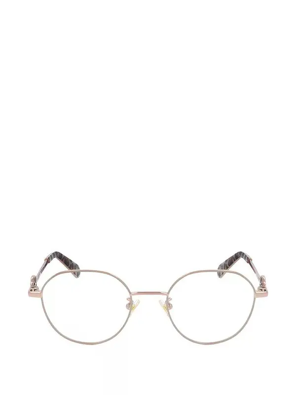 Kate Spade New York Trinity Flower-detail Round Frame Eyeglasses - Pink