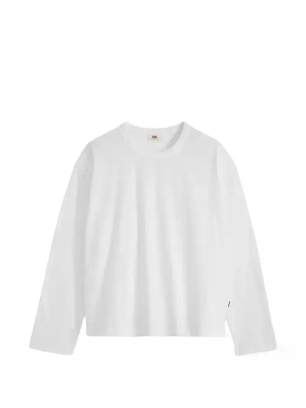 LEVI'S Long Sleeve Crew Neck T-shirt - White
