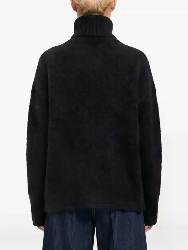 UMA WANG Roll-neck Brushed Sweater