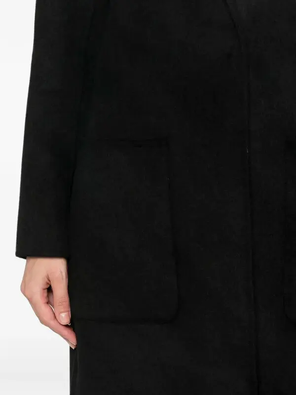 VICOLO Single-breasted Notched Lapel Coat